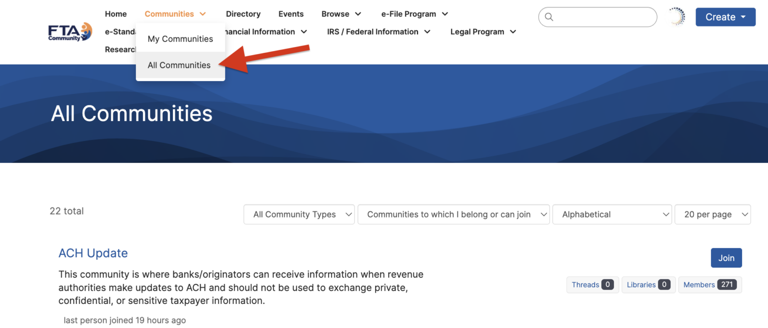FTA Community - Federation of Tax Administrators