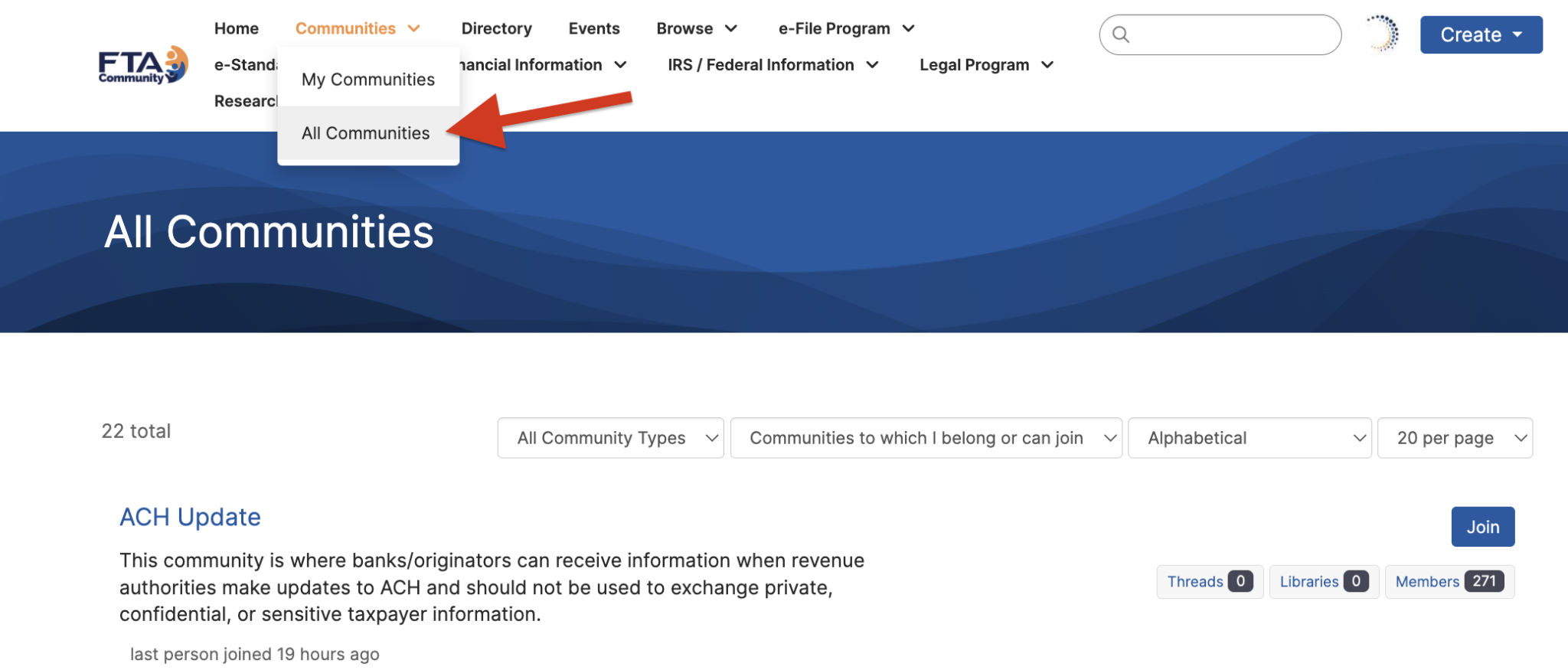 FTA Community - Federation of Tax Administrators